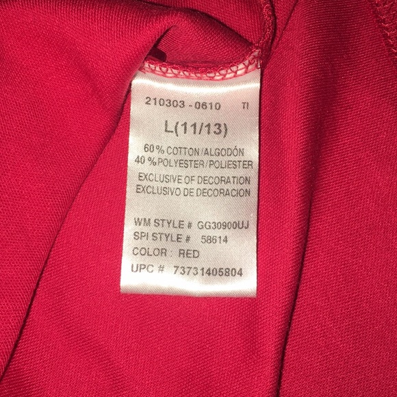 George | Shirts & Tops | George School Uniform Girls Jr L113 Red Polos ...